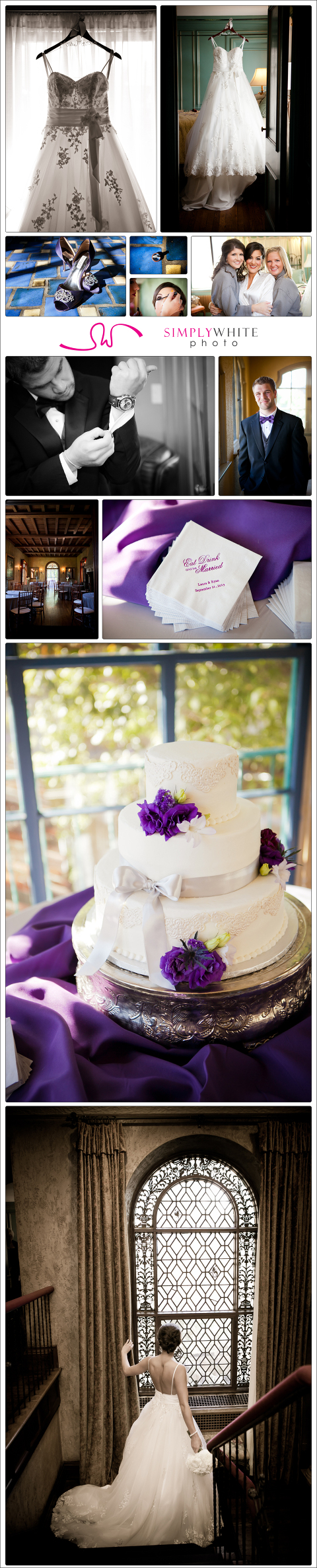 Laura + Ryan - Dresser Mansion - Simply White Photo