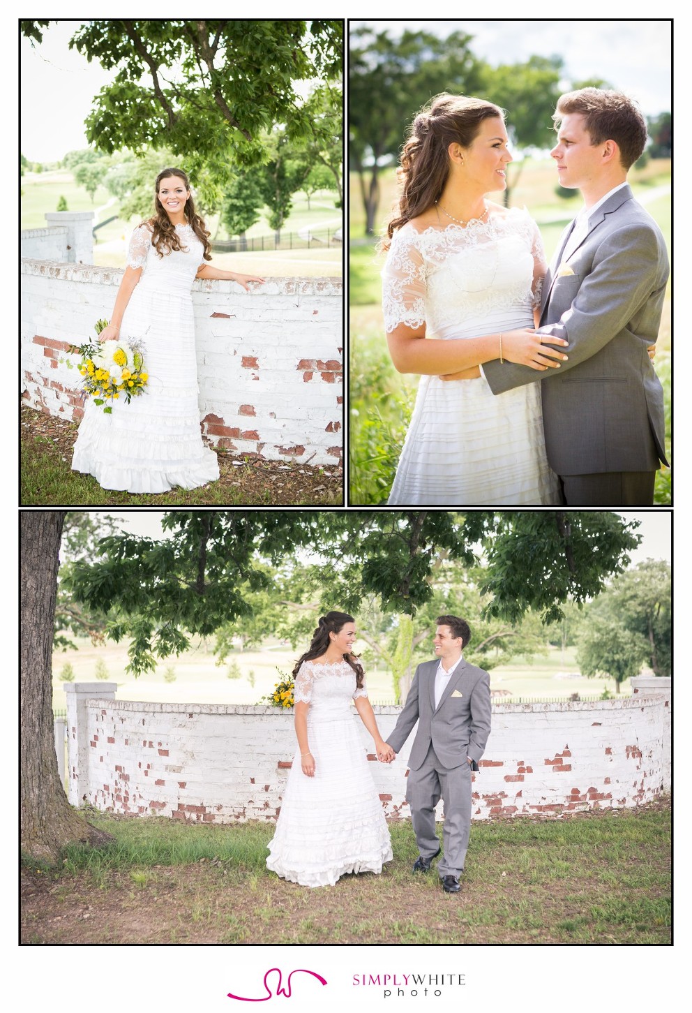 Jami + Landis - Simply White Photo